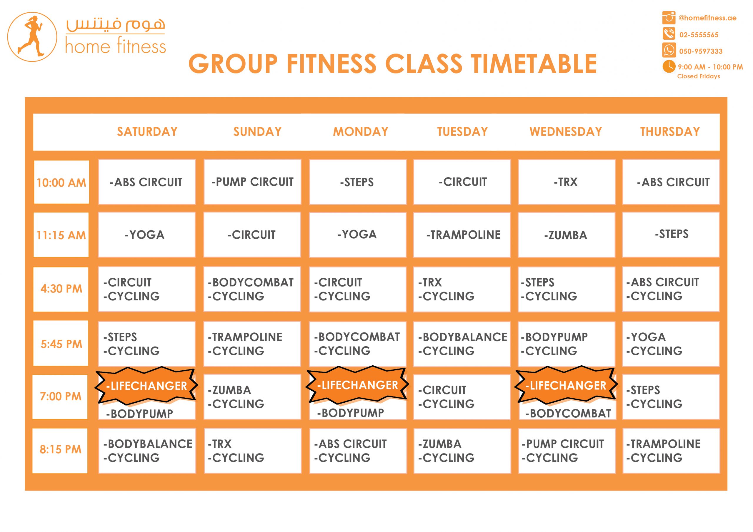 Group Fitness Classes | Home Fitness for Ladies